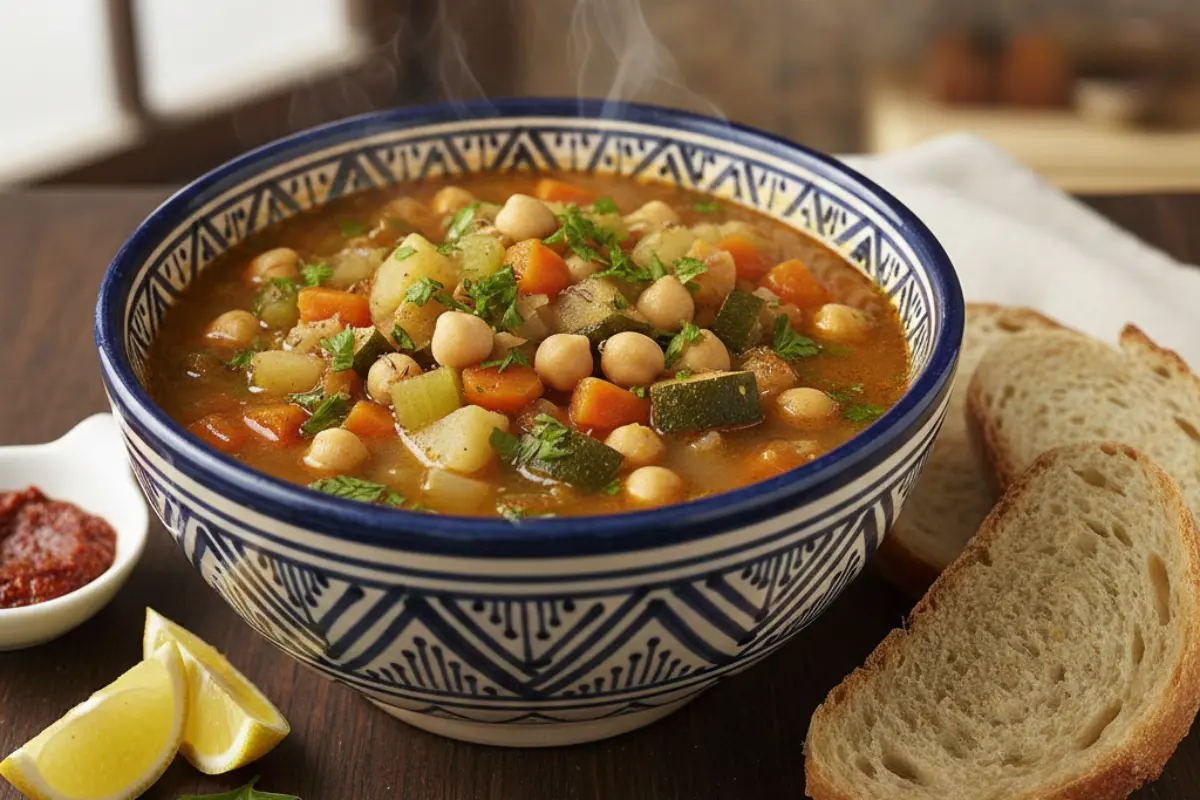 Chorba Khodra (Moroccan Vegetable Soup) - Authentic Moroccan Recipe ...